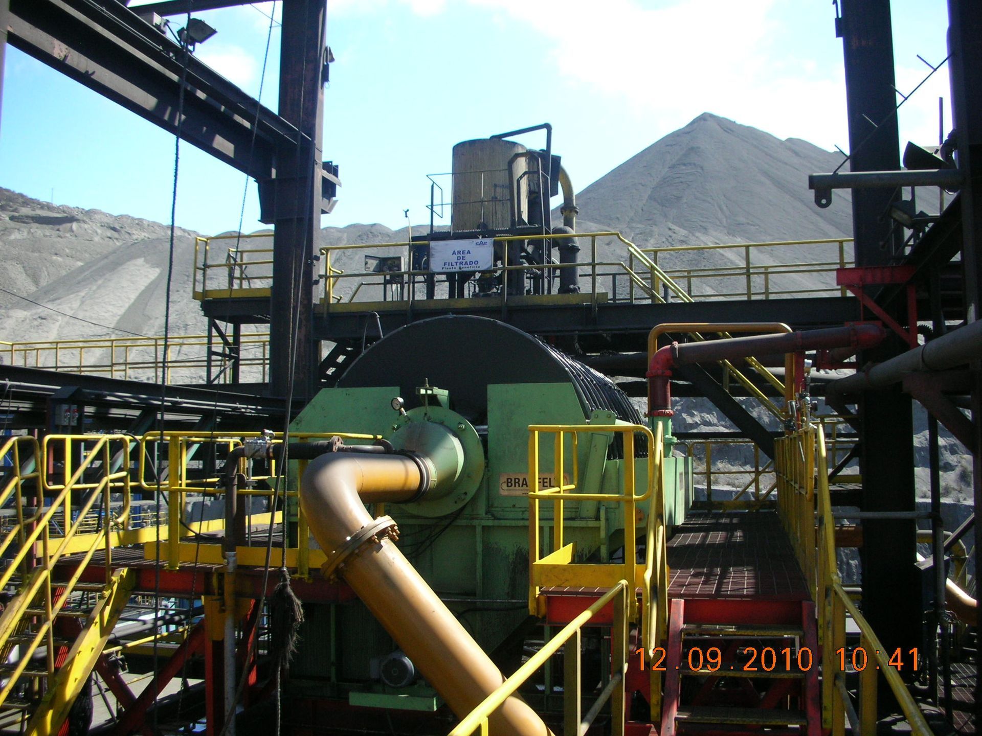 Filtragem de disco a vácuo para minério de ferro | Brasfelt