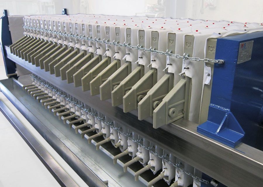 Filtragem de disco a vácuo para minério de ferro | Brasfelt