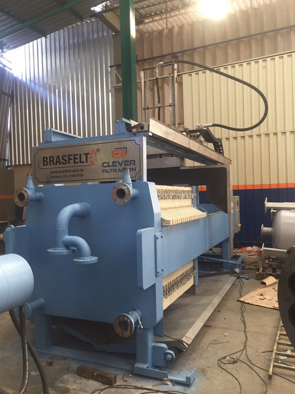 Filtragem de disco a vácuo para minério de ferro | Brasfelt