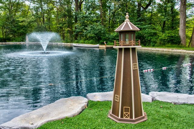 Wooden Garden Lighthouses Amish Crafted Wood Garden Lighthouse