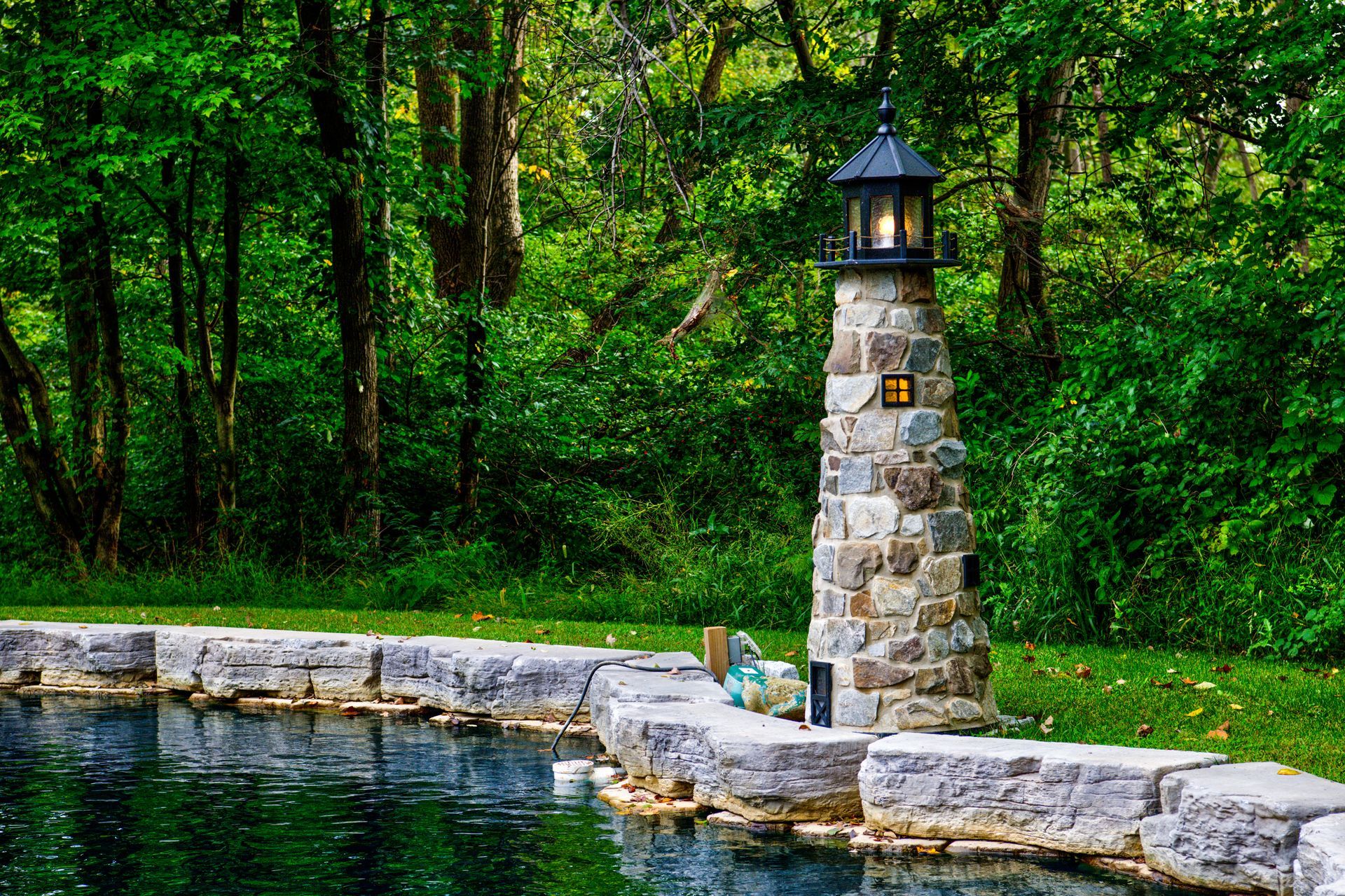 Stone Lighthouses | Beaver Dam Woodworks