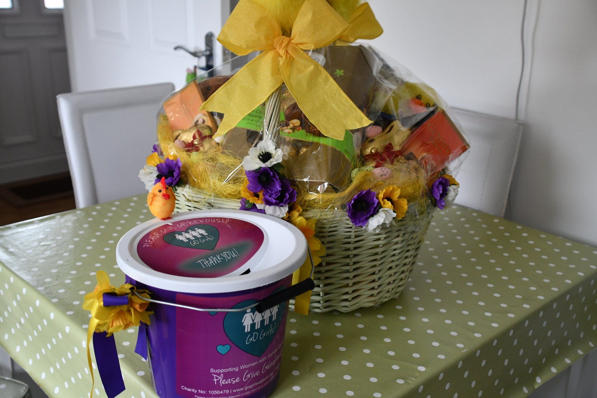 Our Easter Hamper raffle raised £271.92