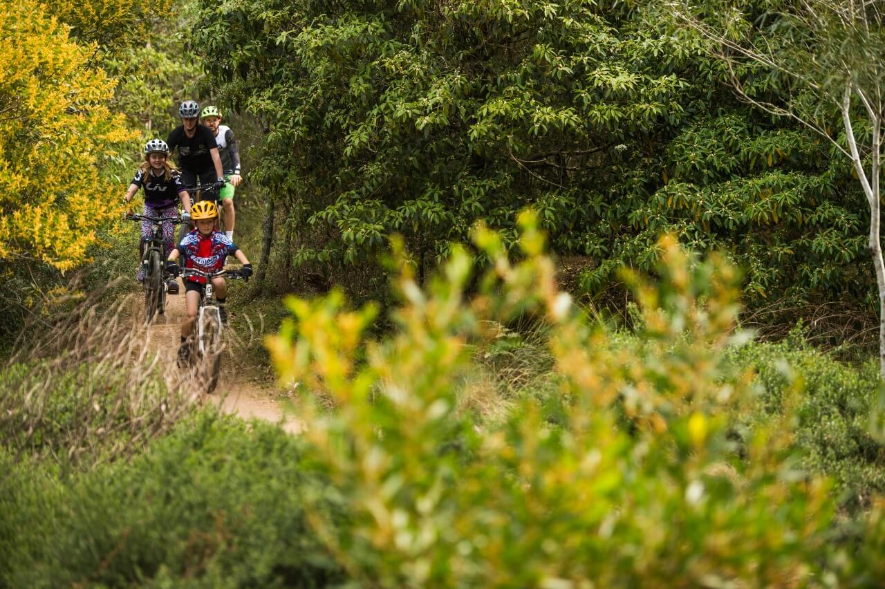 Mountain biking on the Sapphire Coast, New South Wales