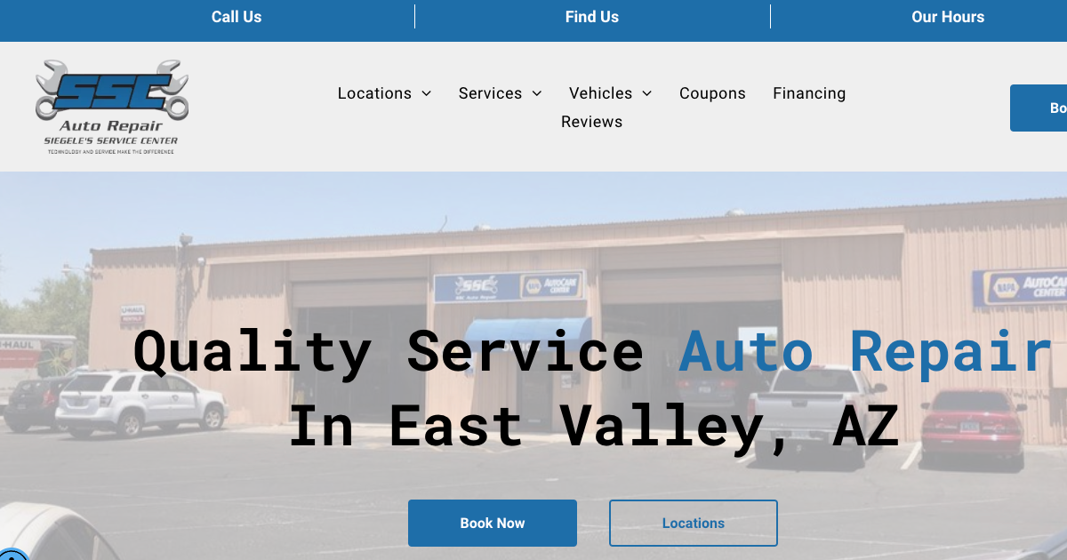 Auto Repair Shop in Chandler, AZ | SSC Auto Repair