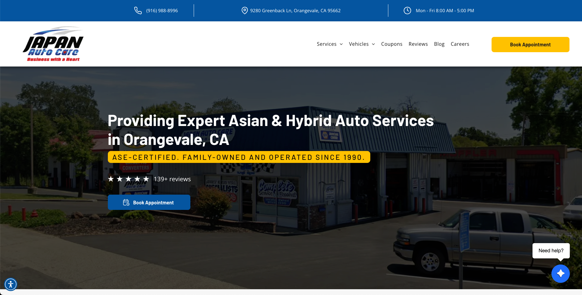 ASE-Certified Auto Repair for Asian & Hybrid Cars in Orangevale, CA ...