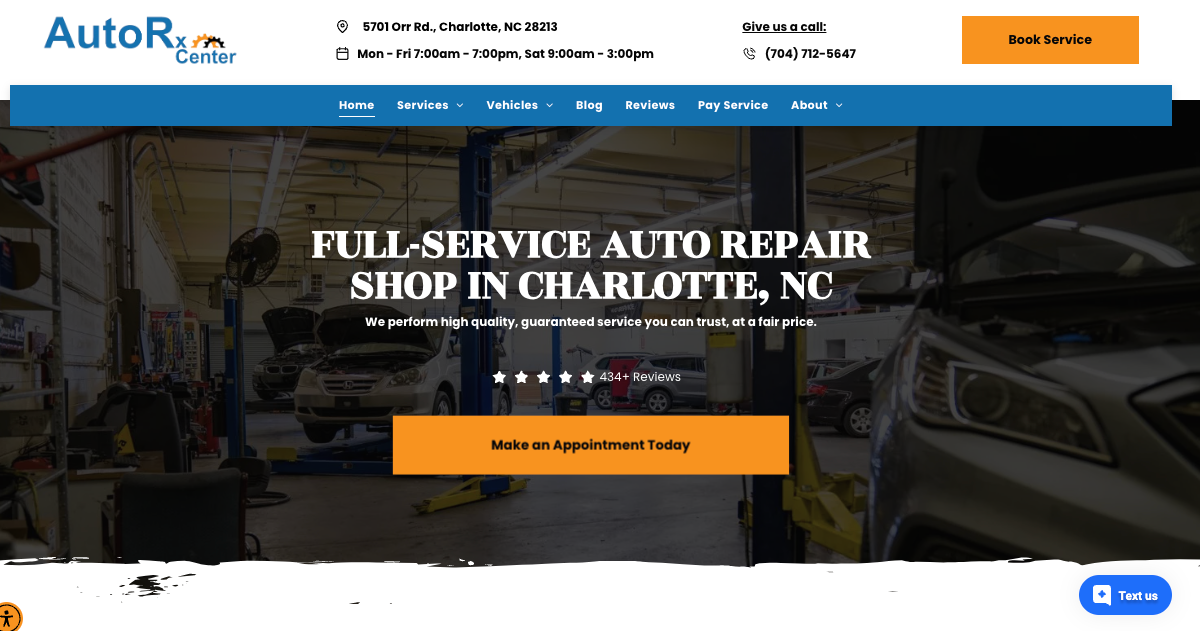 Unmatched Auto Repair in Charlotte, NC | AutoRx Center