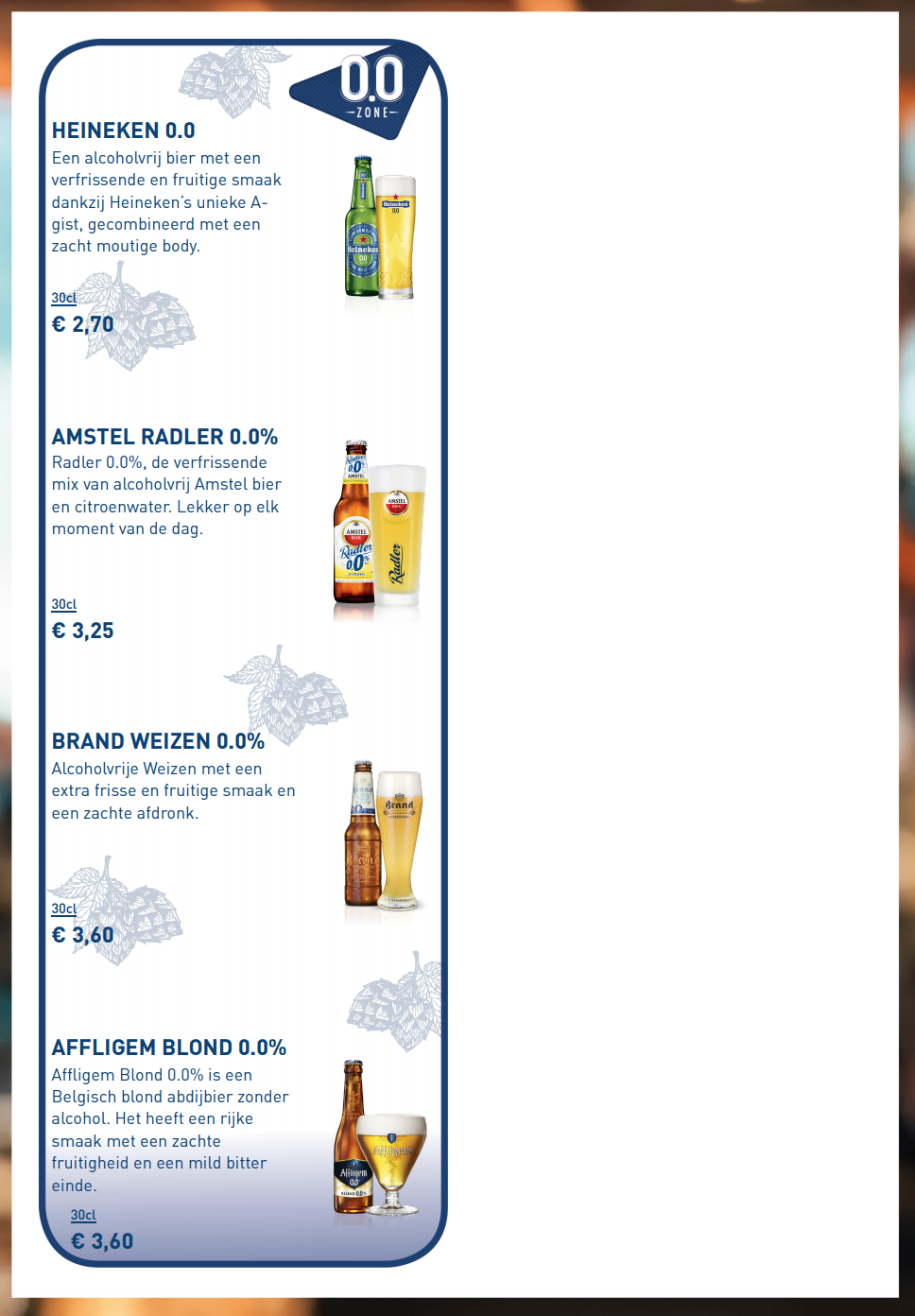 Pannenkoekenhuis 1760 - Menu