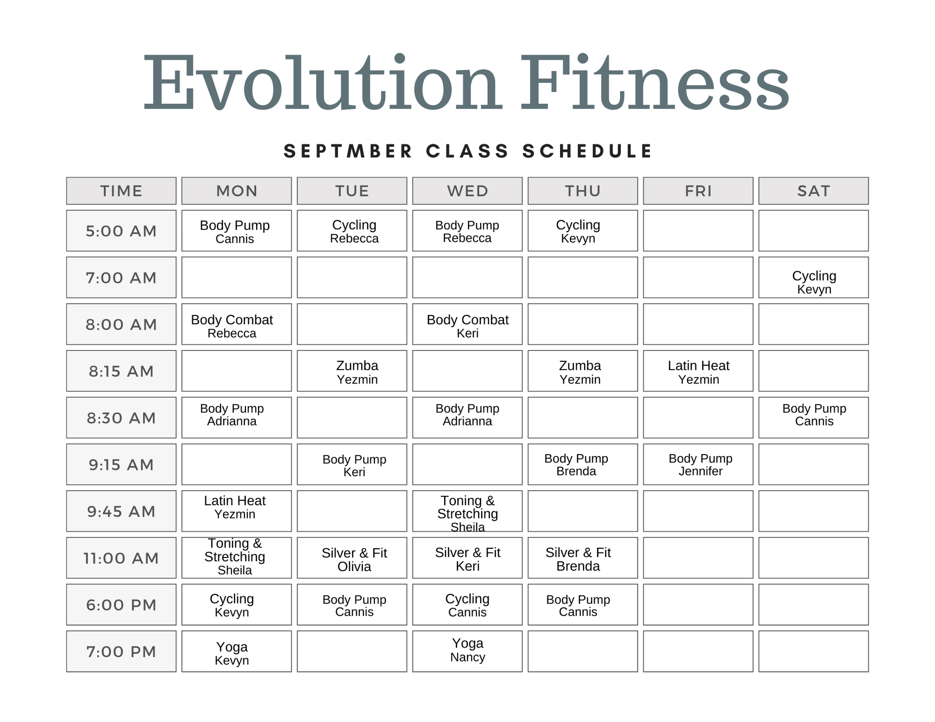 Workout Classes | Lake Jackson, TX