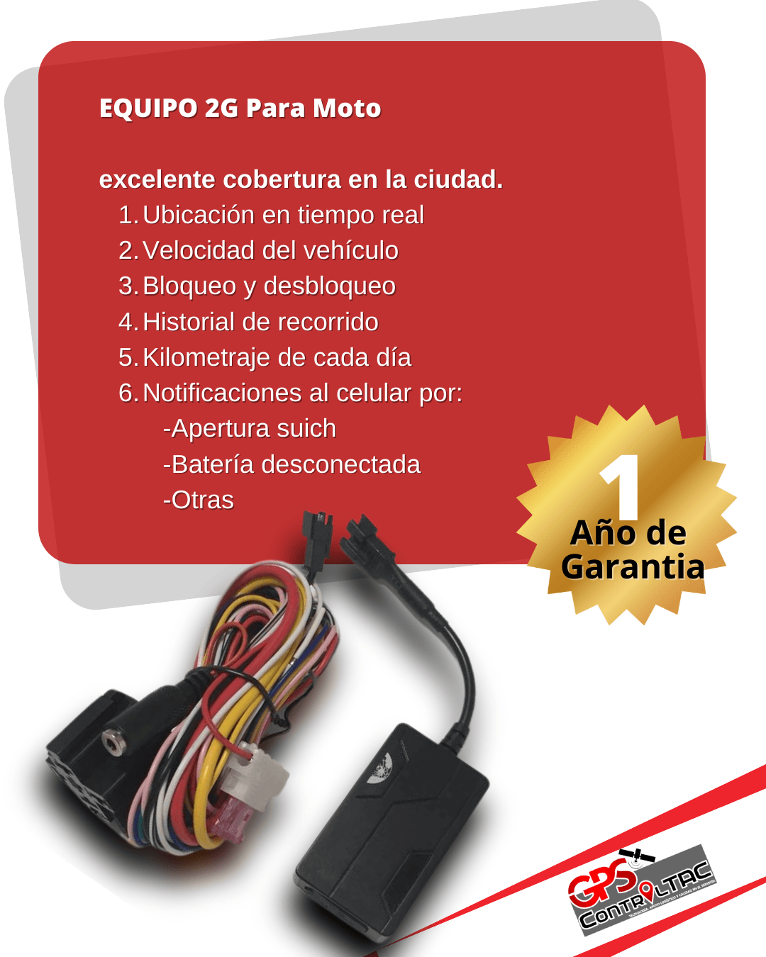 GPS Controltac, seguridad satelital de vehículos en Barranquilla