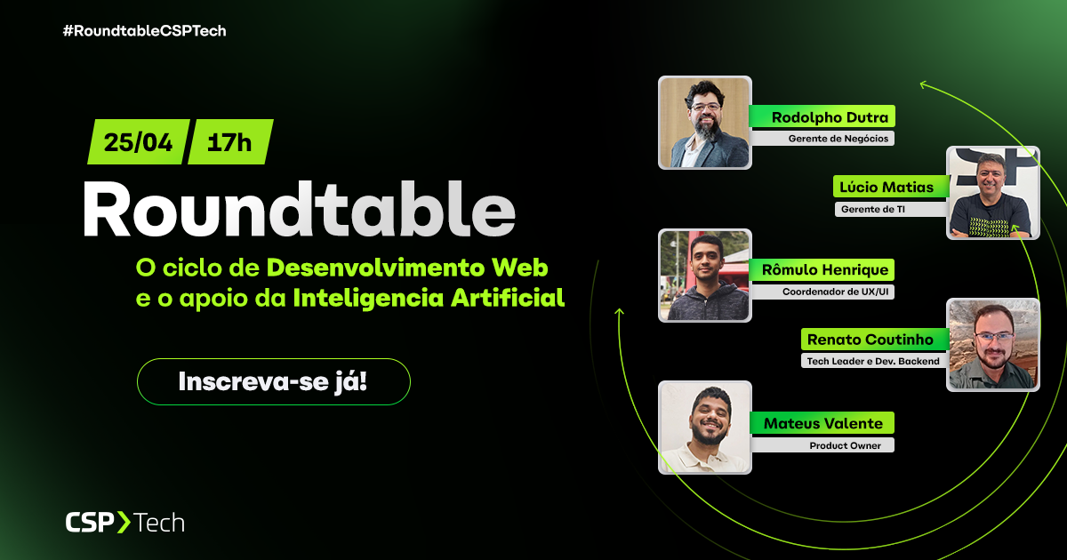 Roundtable: O Ciclo de Desenvolvimento Web e o Apoio...