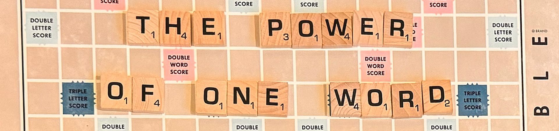 The Power of One Word