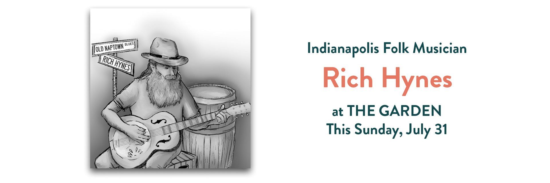 The Garden Welcomes Indianapolis Folk Musician Rich Hynes