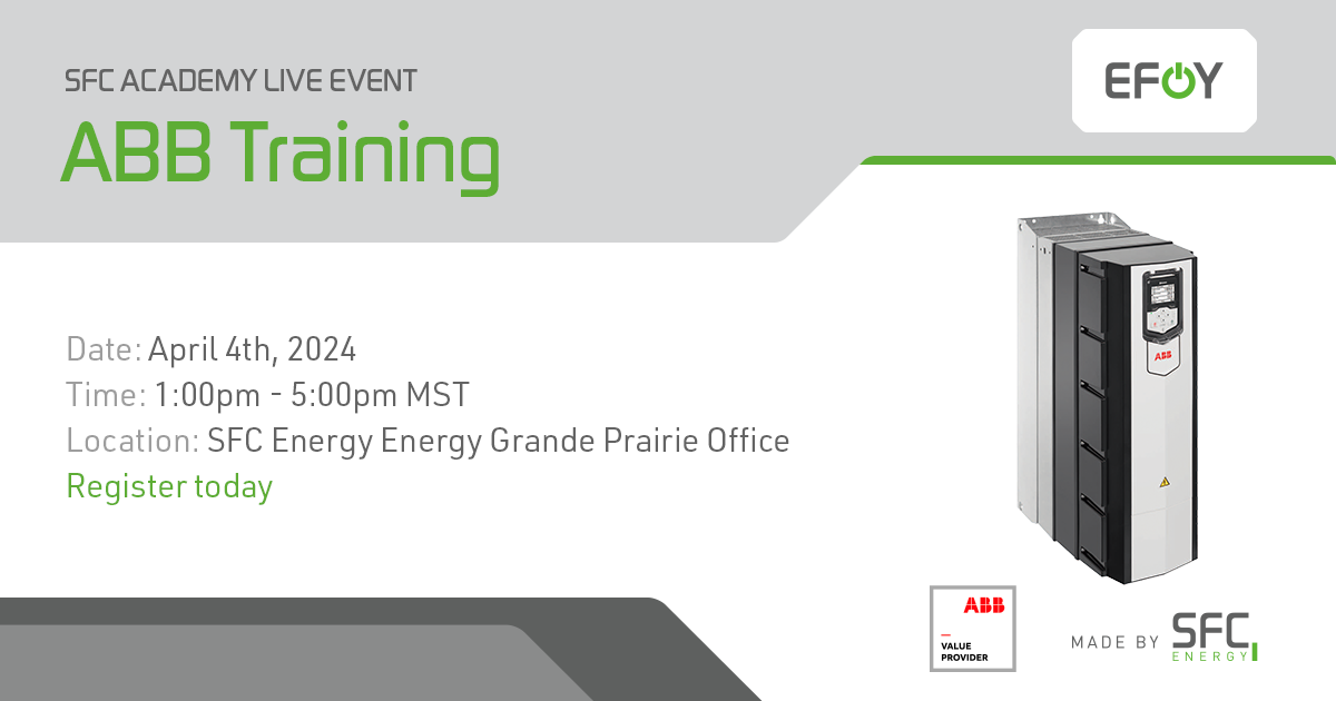 SFC Energy Academy | Live ABB Training | Grande Prairie