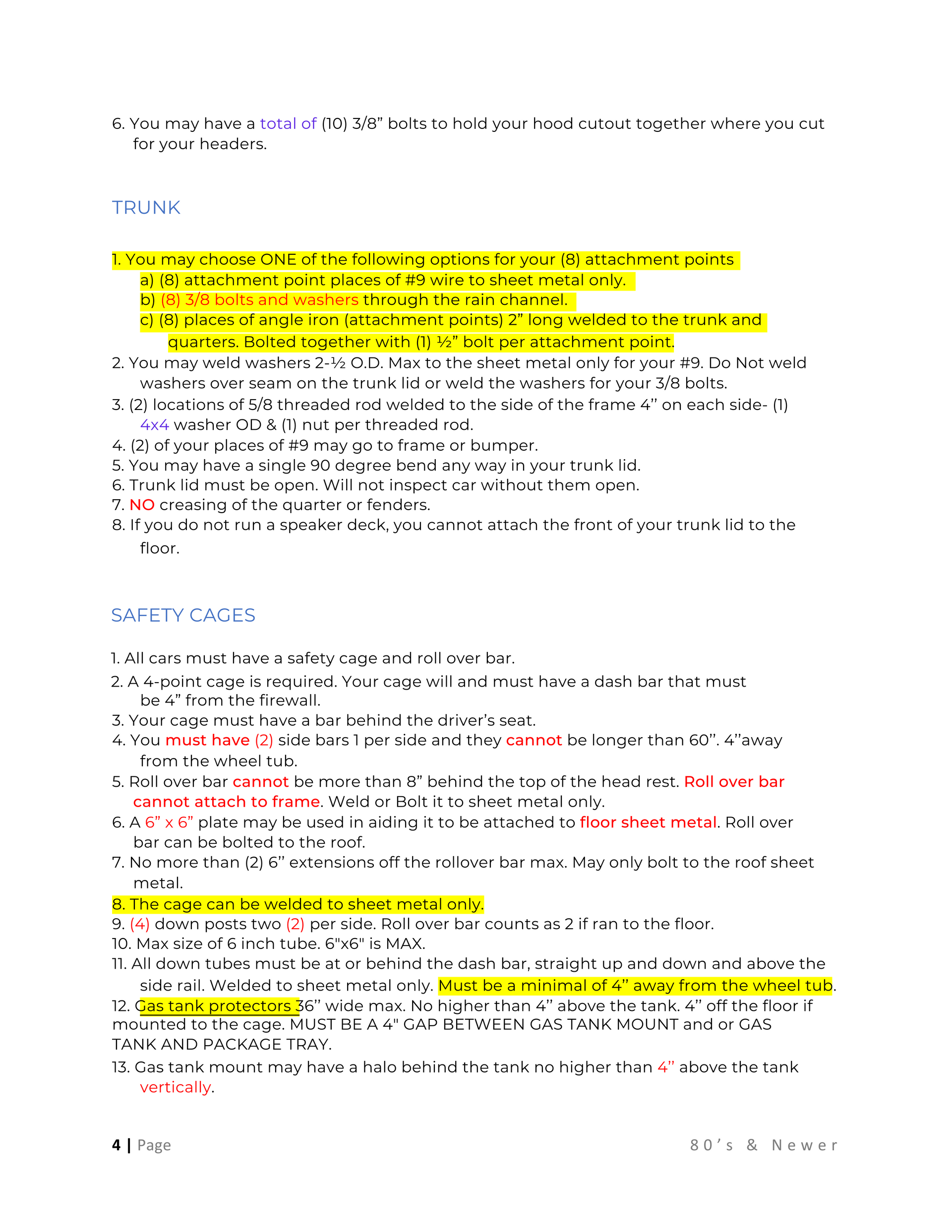 River City Rampage Rules - Toast Promotions