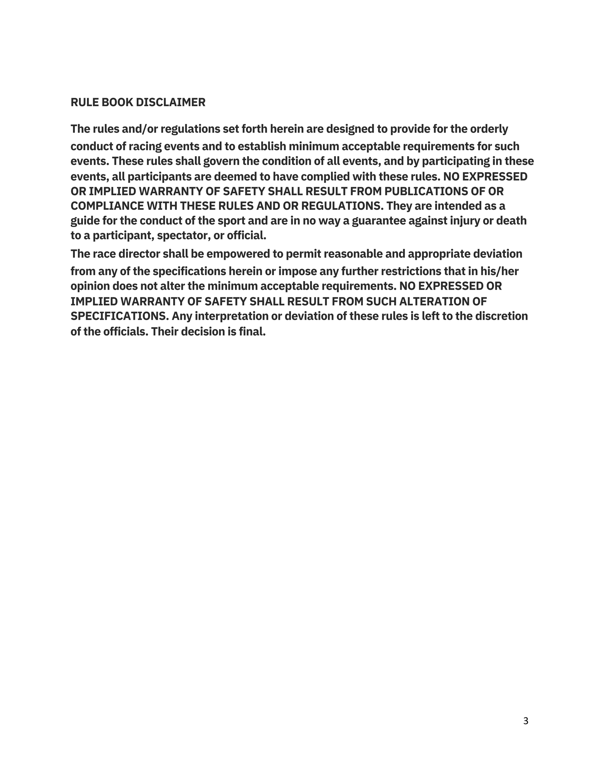 River City Rampage Rules - Toast Promotions