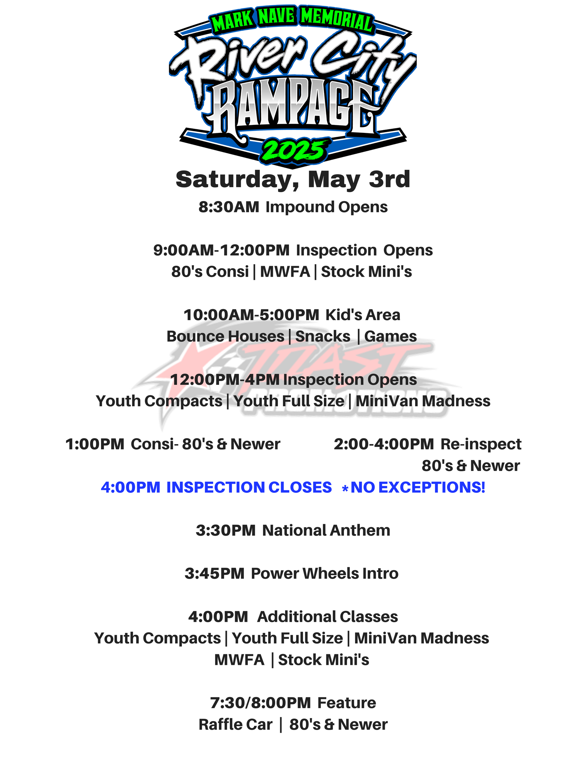 RCR Info - River City Rampage Info | Demolition Derby