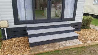 Steps for caravans, lodges, gardens, homes