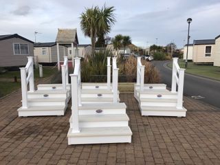Steps for caravans, lodges, gardens, homes