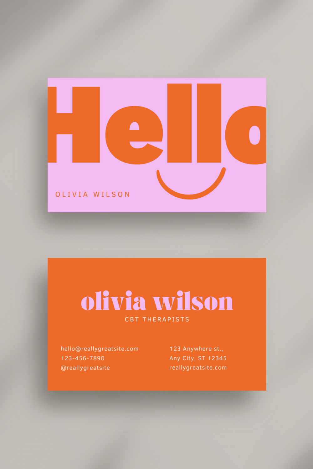 10 Therapist and mental health business card design ideas