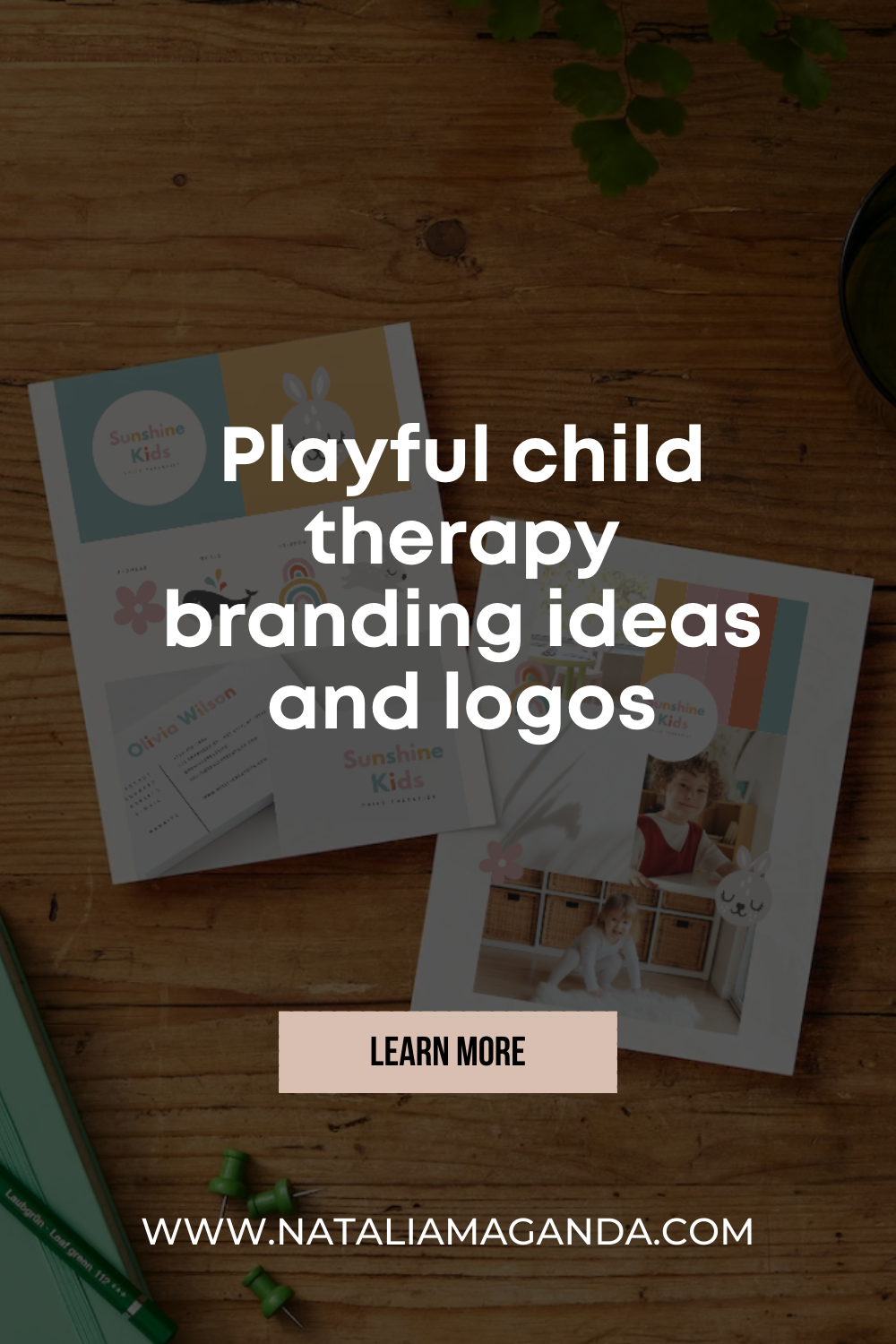 Playful pediatric therapy logos and branding ideas