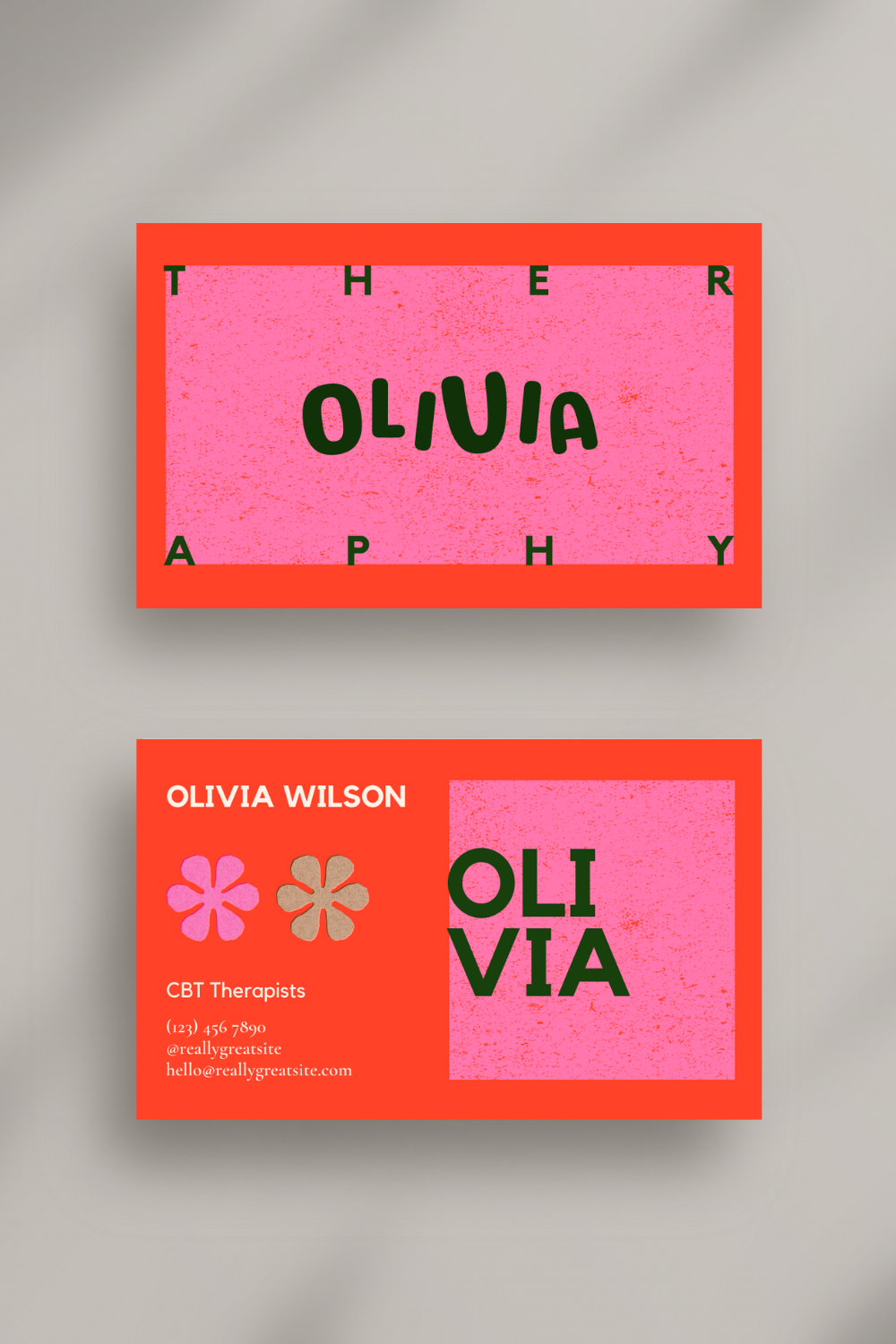 10 Therapist and mental health business card design ideas