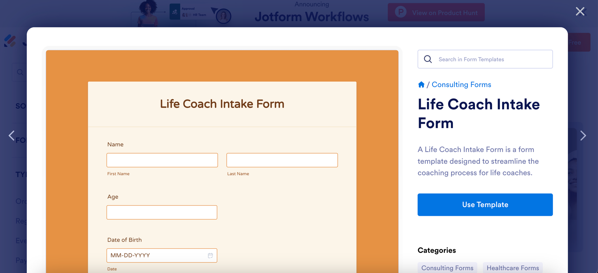 Life coaching intake form: free template and what to include