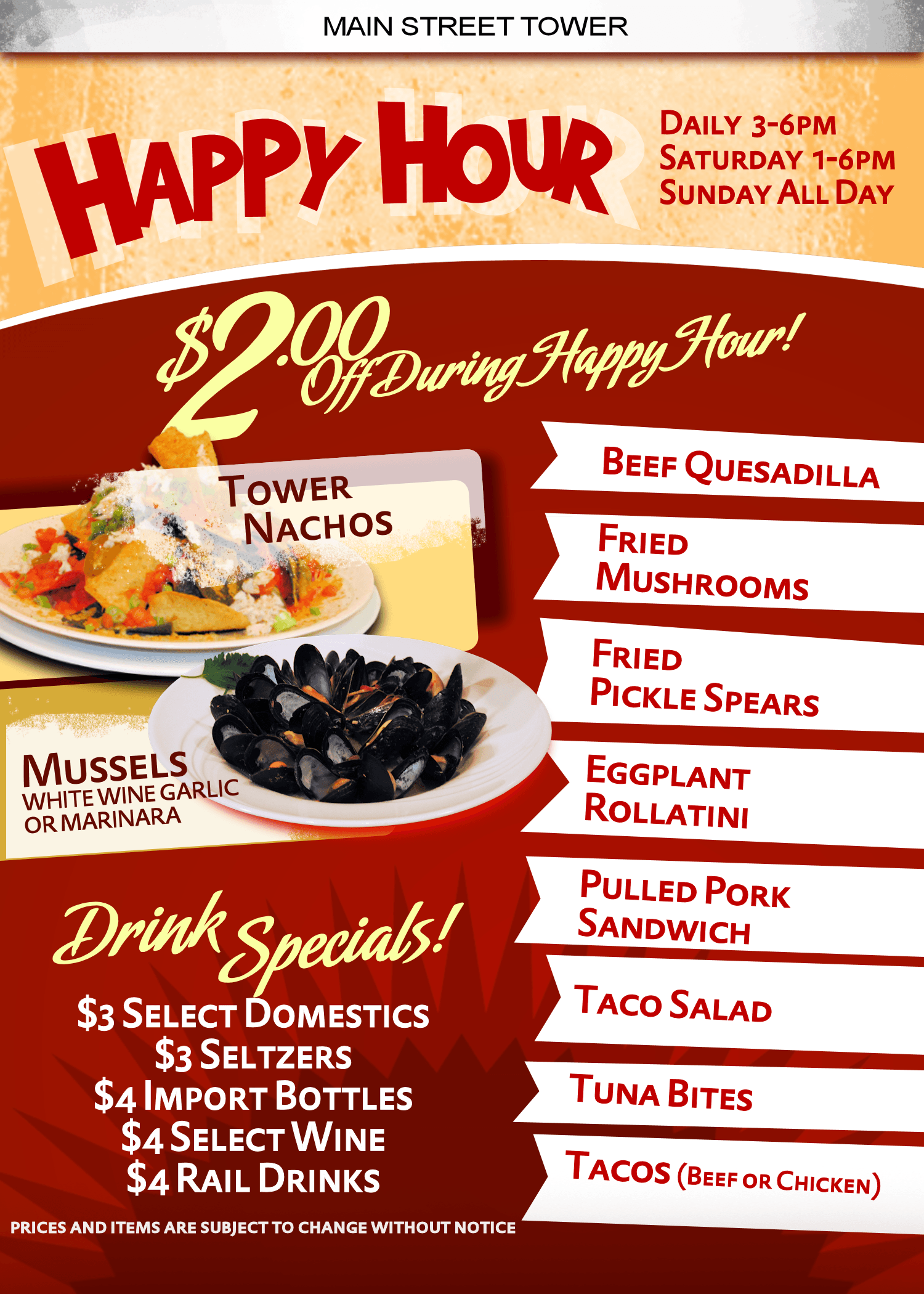 Catering | Bel Air, MD | Main Street Tower