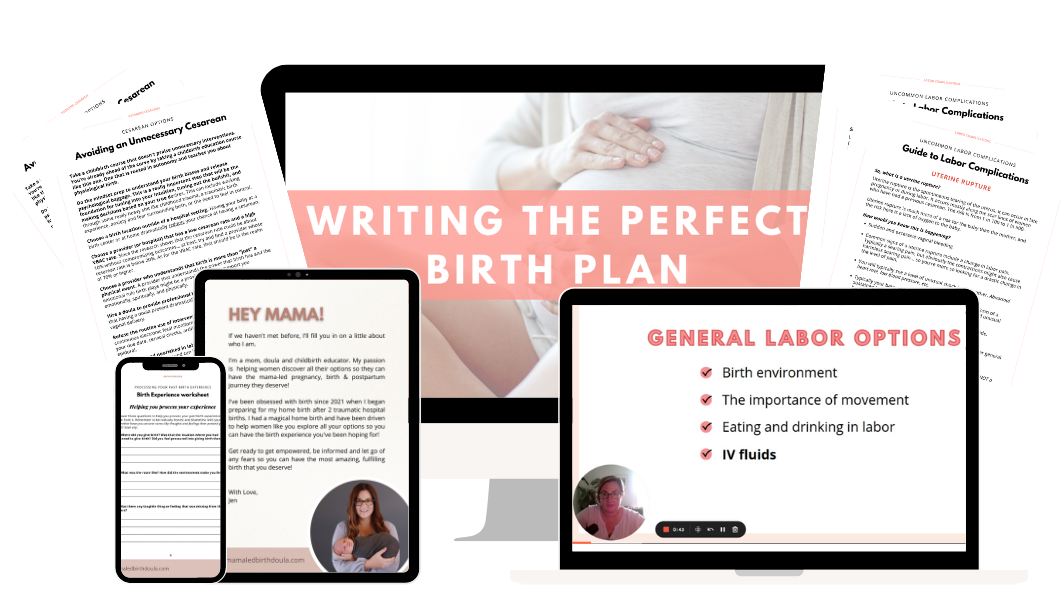 How To Write A Birth Plan For Pregnant Moms Wanting An Empowering Birth