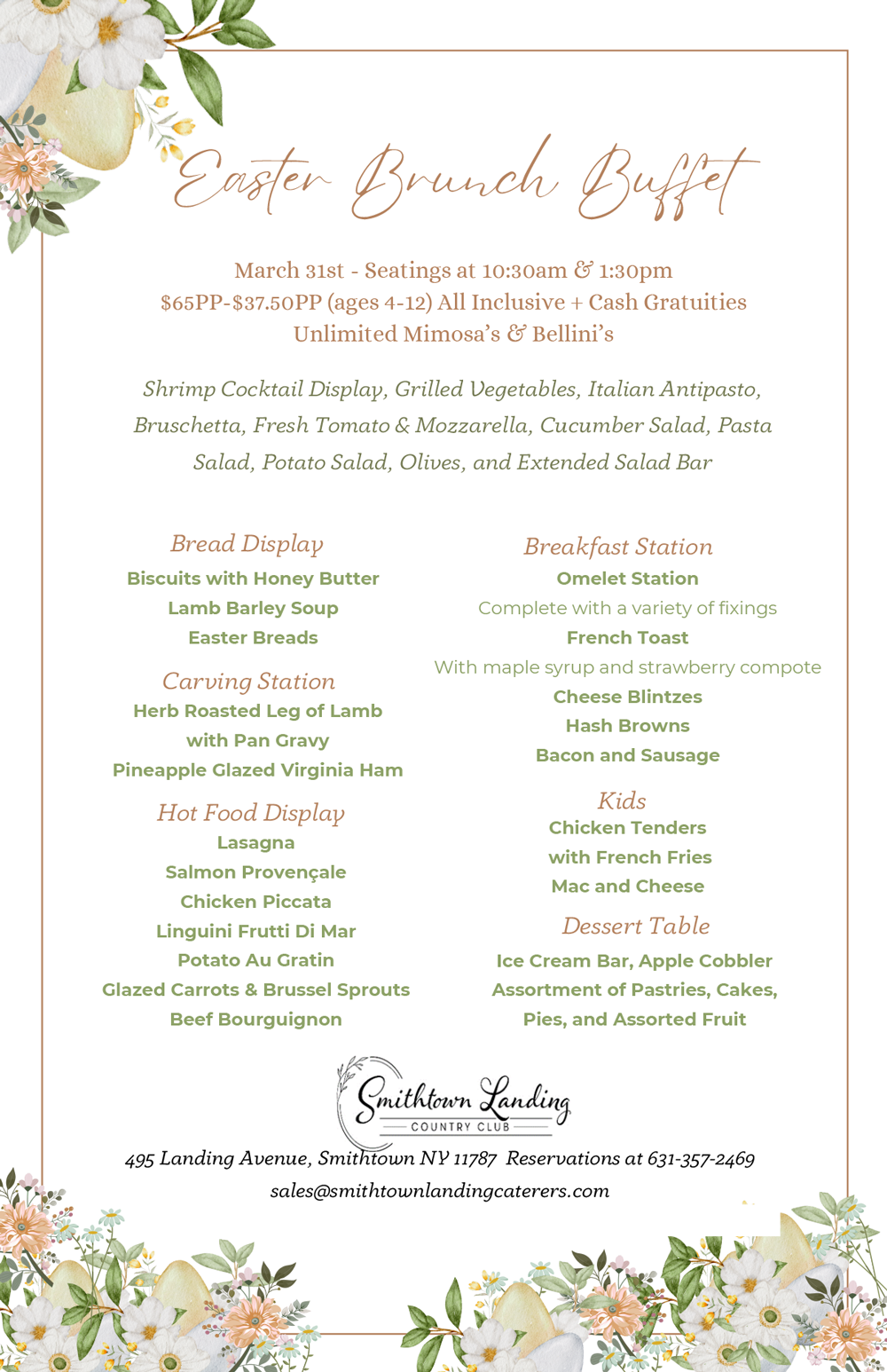 Special Events at Smithtown Landing Country Club | Country Club