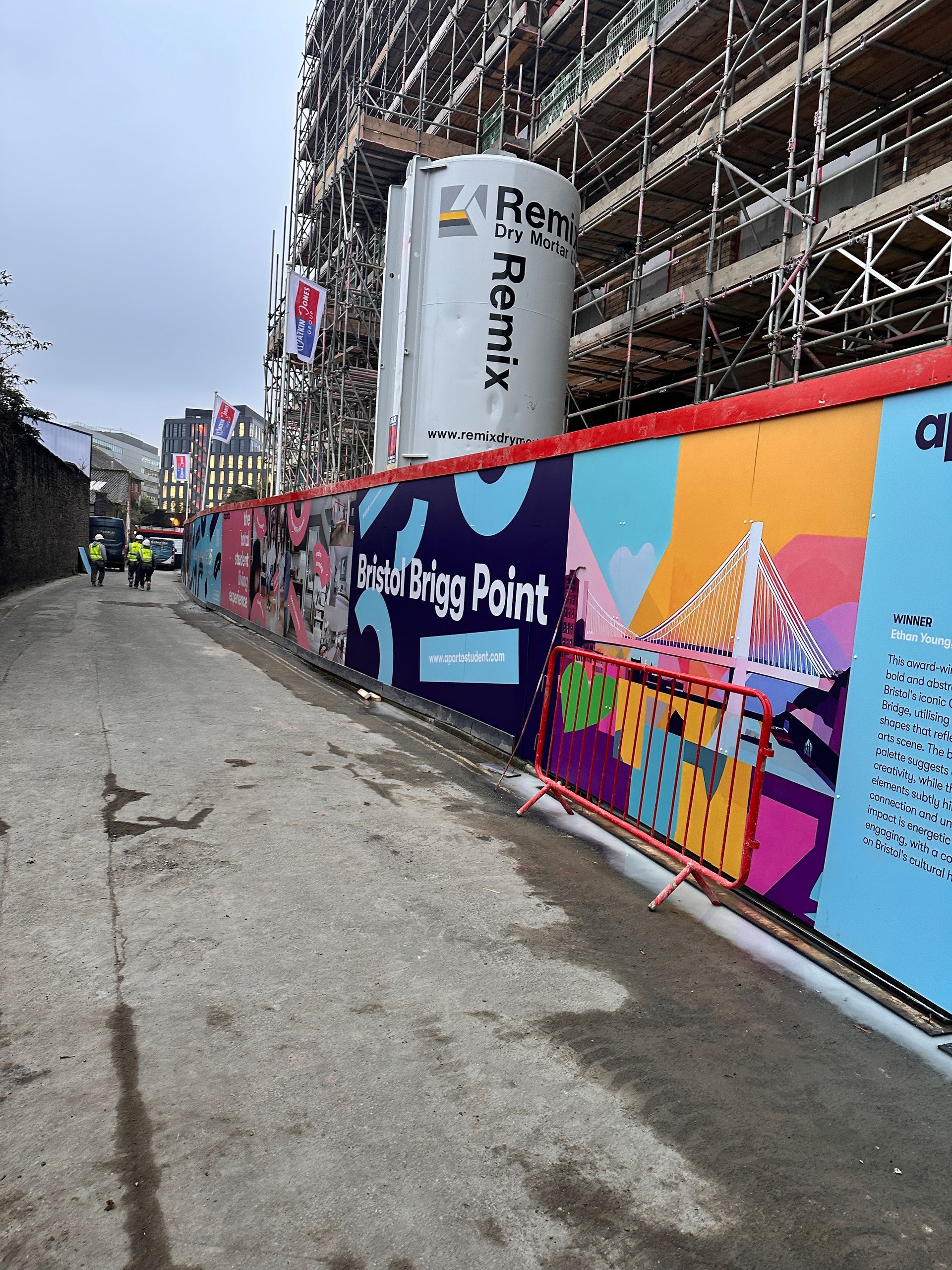 Aparto | Branded Hoarding for Development in Bristol