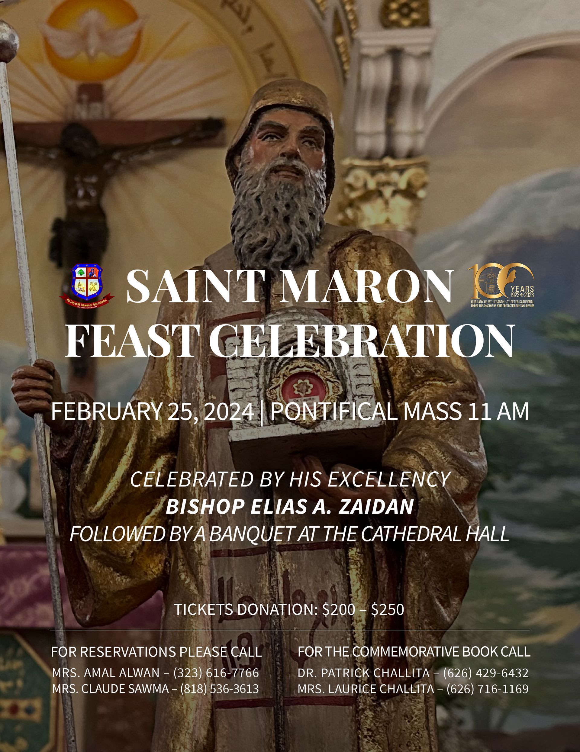 Calendar | Saint Jude Maronite Catholic Church | West Covina | CA