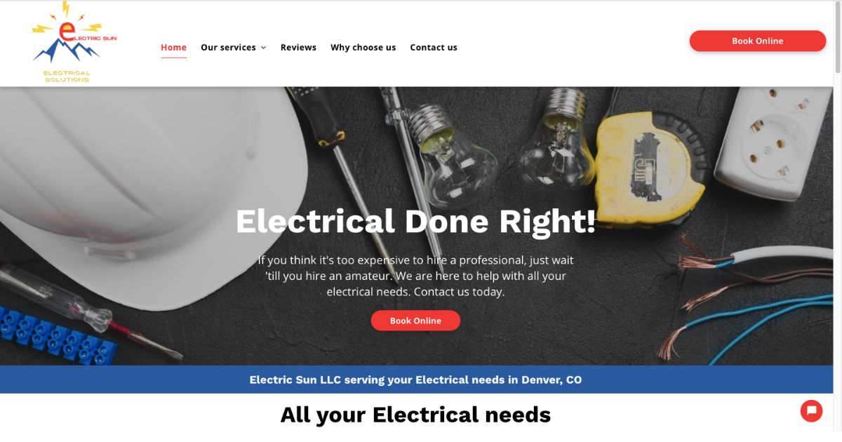 Electrical Services | Electric Sun LLC | Denver, CO
