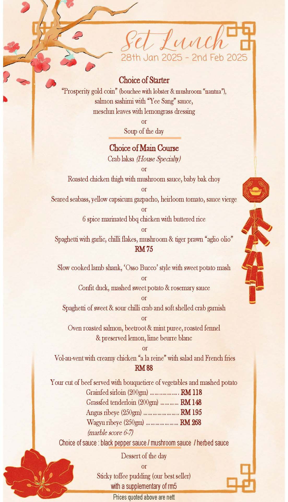 Chinese New Year Promotion - Thirty Two Mansion