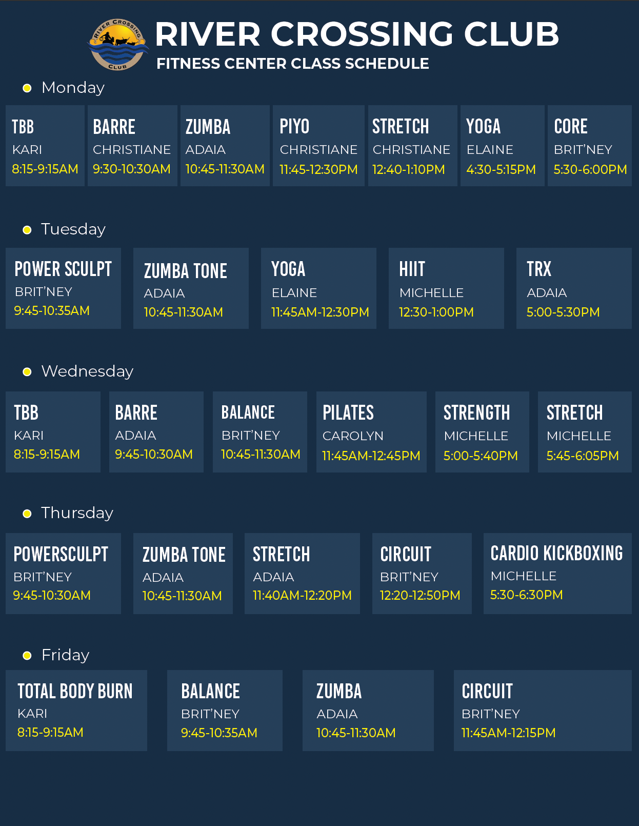 Fitness | Private Golf Club | San Antonio, TX | River Crossing Club