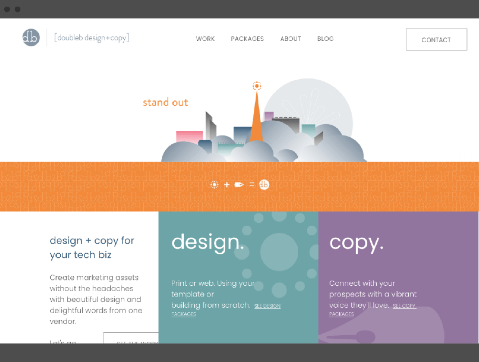 [double design + copy] WORK