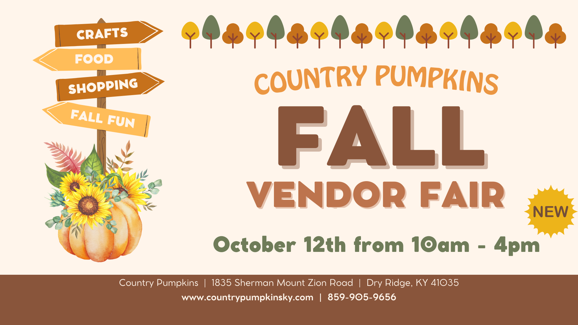 You're Invited to our 2024 Fall Vendor Fair
