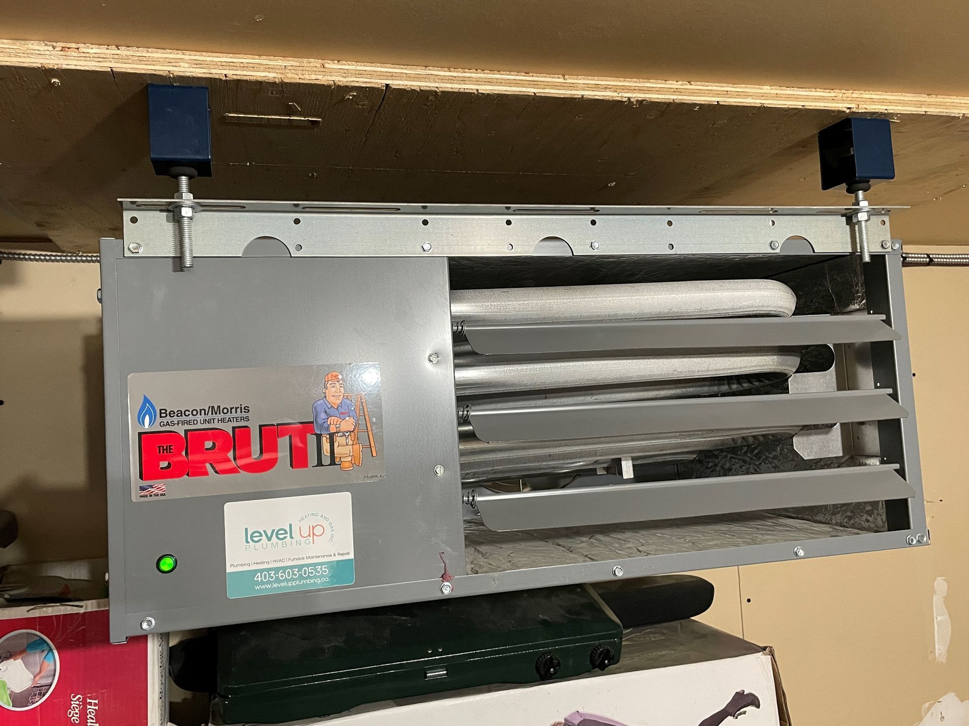 Efficient Garage Heaters Okotoks | Level Up Plumbing