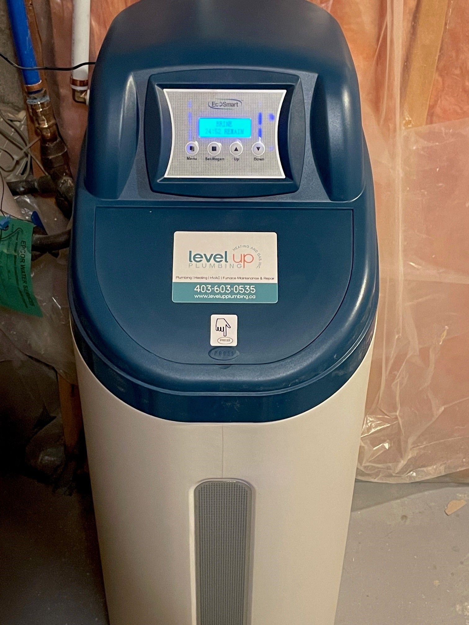 Water Softener Solutions in Okotoks | Level Up Plumbing
