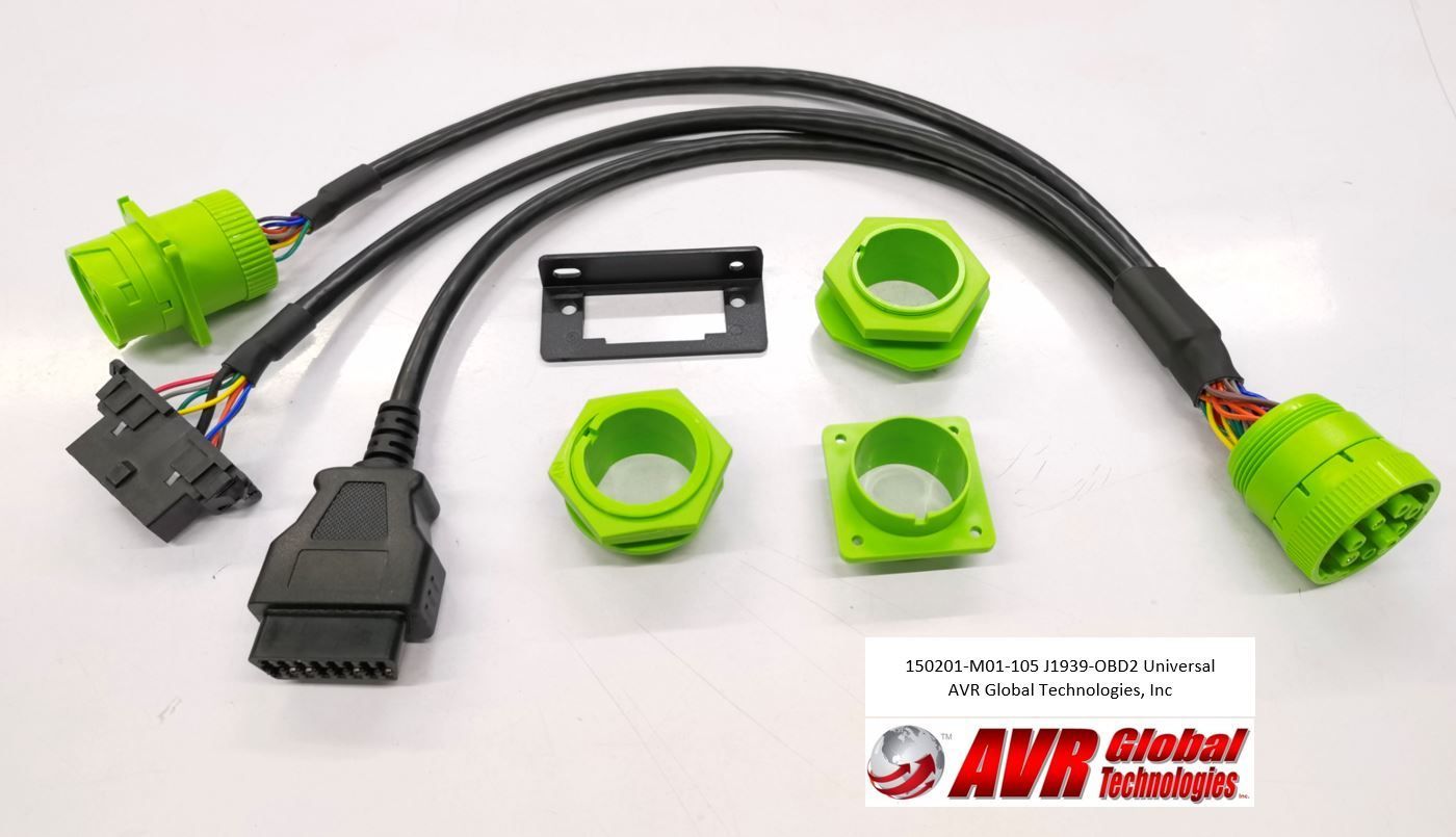 OBD2 J1962 Cables | AVR GLOBAL TECHNOLOGIES | San Marcos