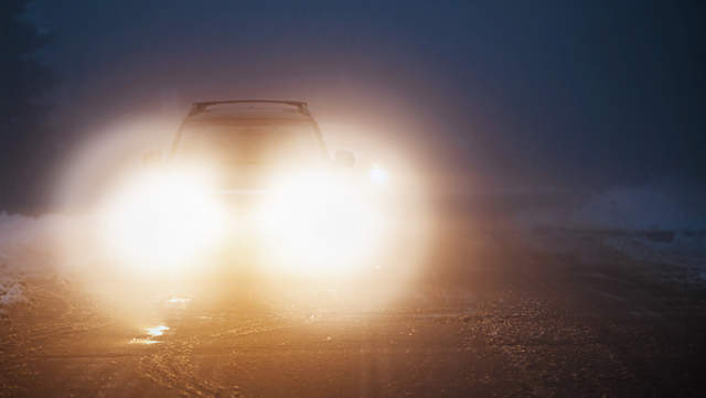 Light Glare At Night