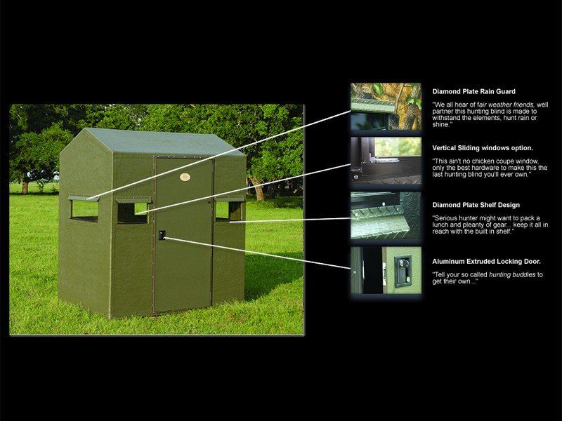 Rifle Hunting Blinds | Bryan, College Station & Conroe, TX | Ground Blinds