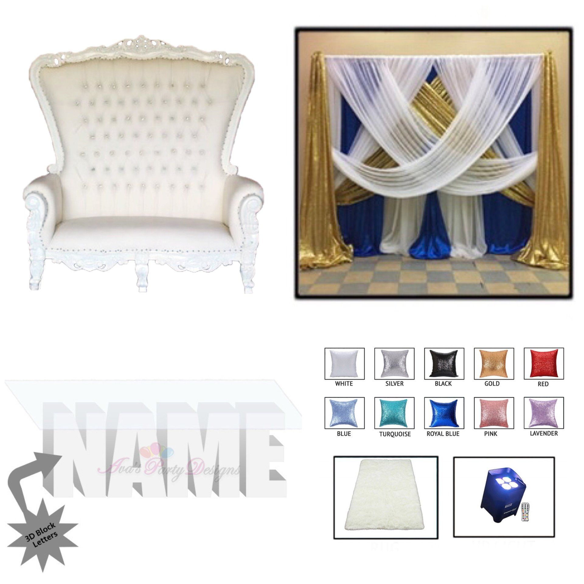 Party Props & Rentals | Ava Party Designs | CT + NY | 203.244.7844