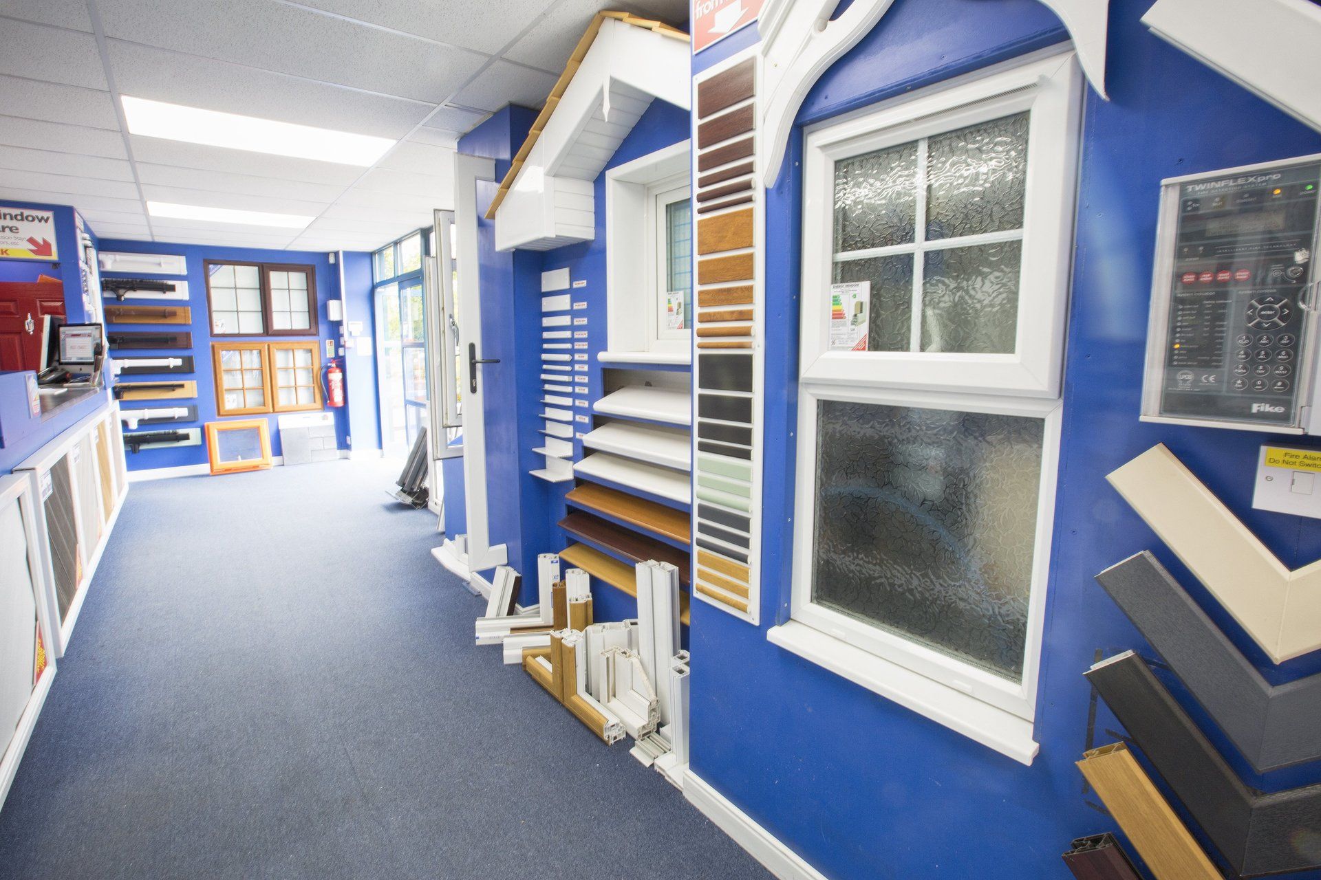 Exeter Window Store - Showroom. Largest PVCu showroom in the South West