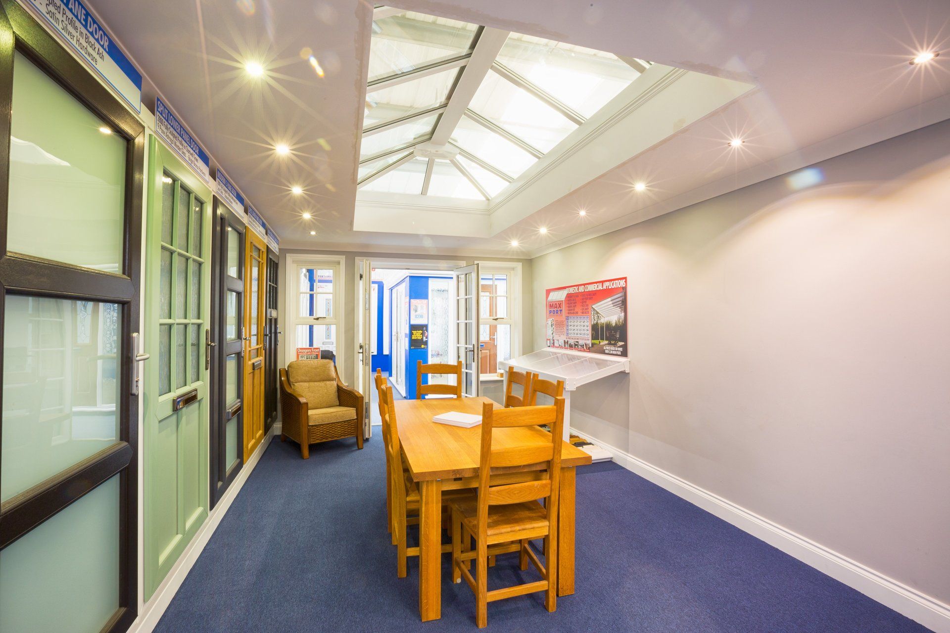 Exeter Window Store - Showroom. Largest PVCu showroom in the South West