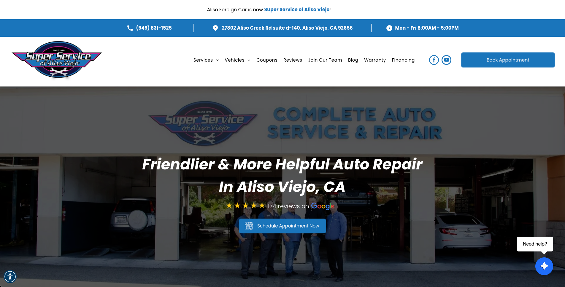 Auto Repair in Aliso Viejo, CA | Your Car Care Experts