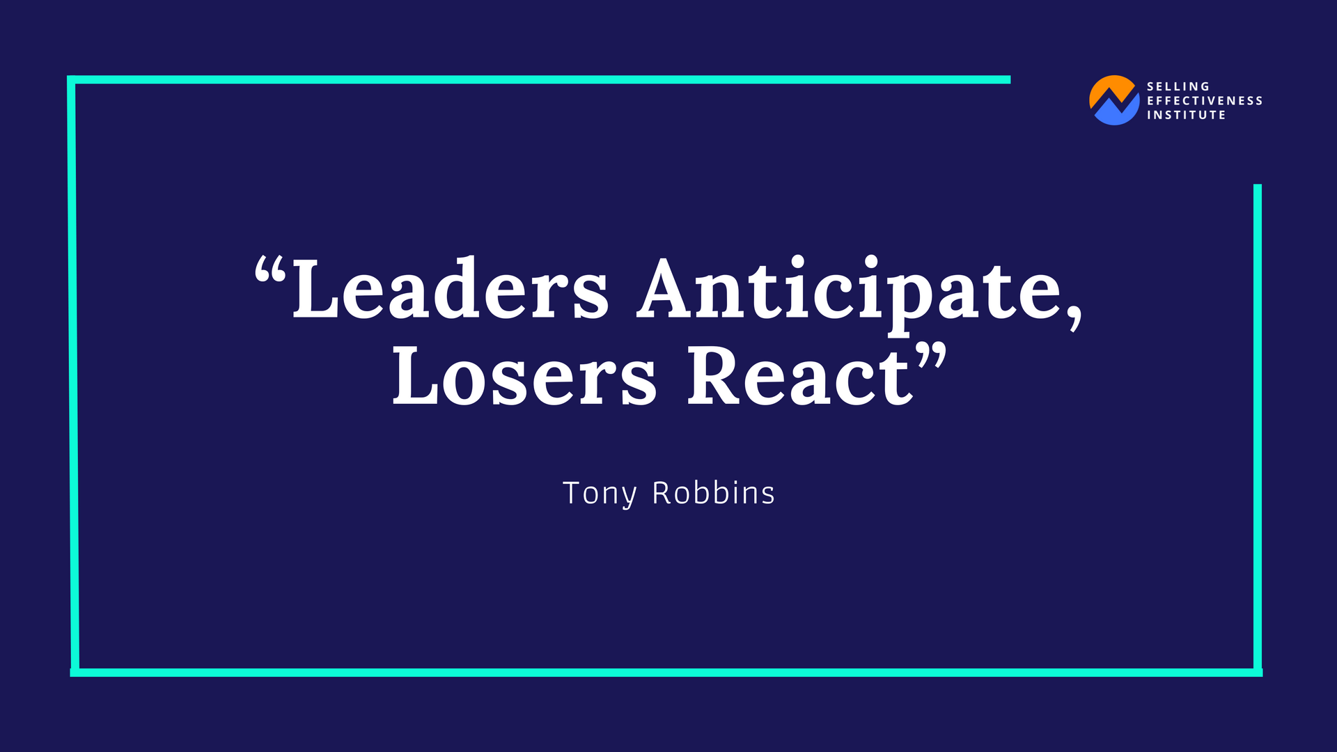 Stop Reacting Start Leading