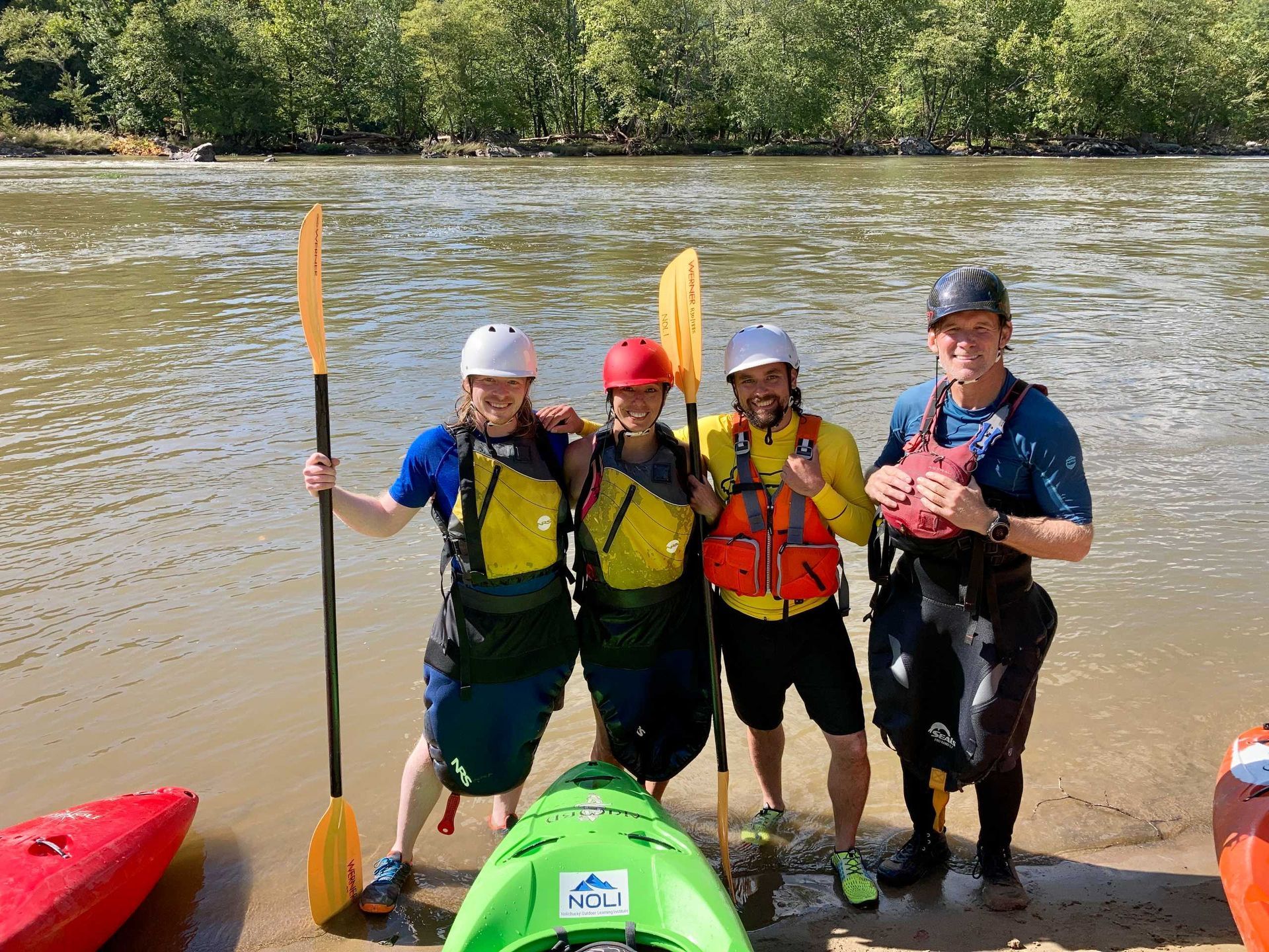 Whitewater Kayak One on One Small Group Instruction
