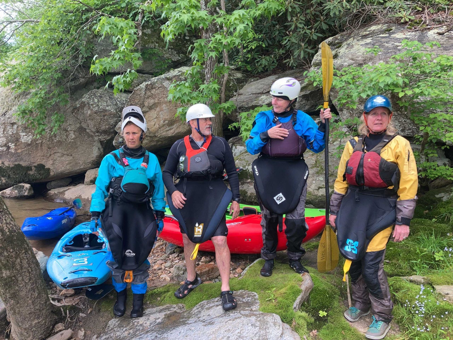 Whitewater Kayak One on One Small Group Instruction