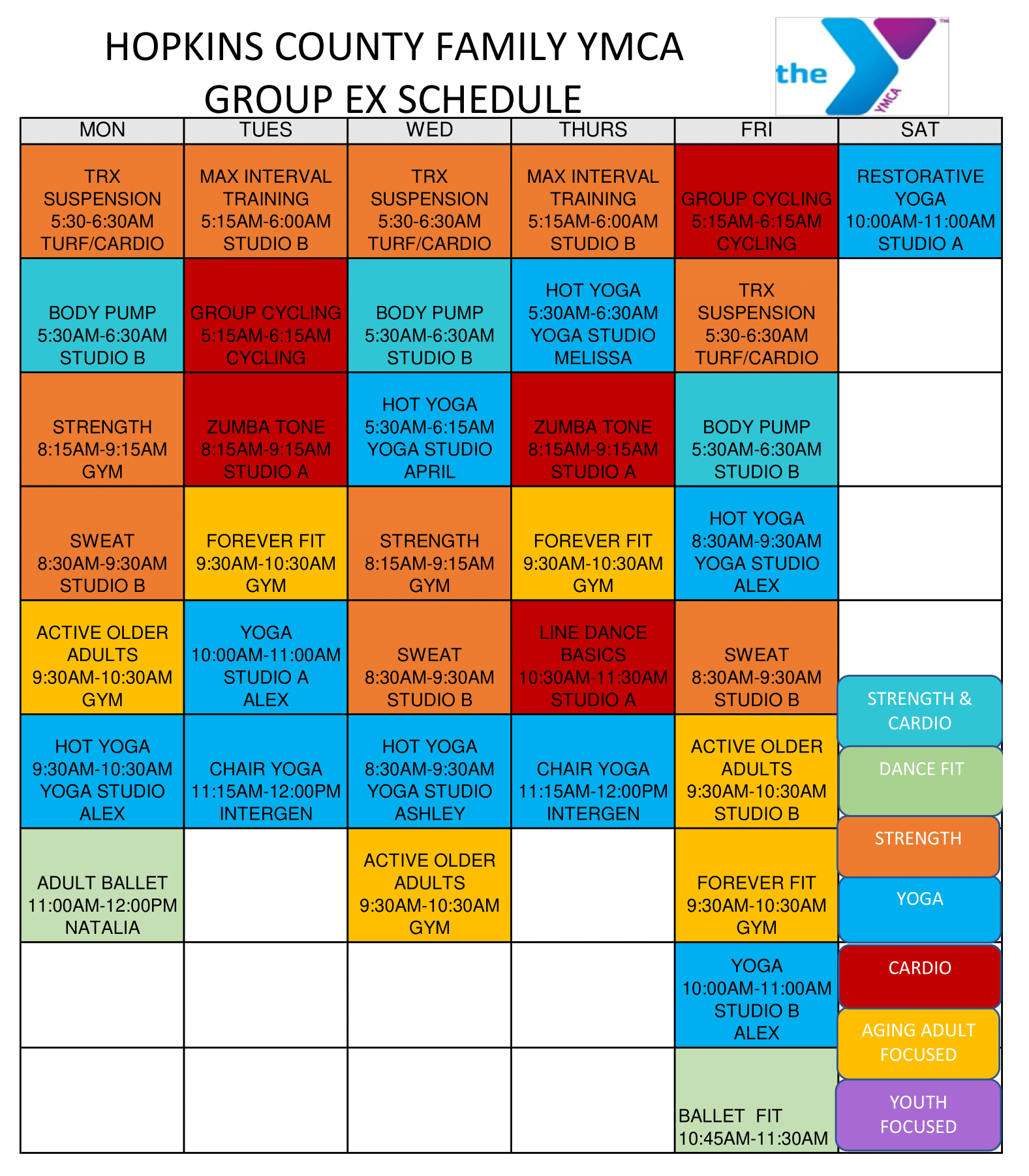 Fitness Programs | Hopkins County YMCA