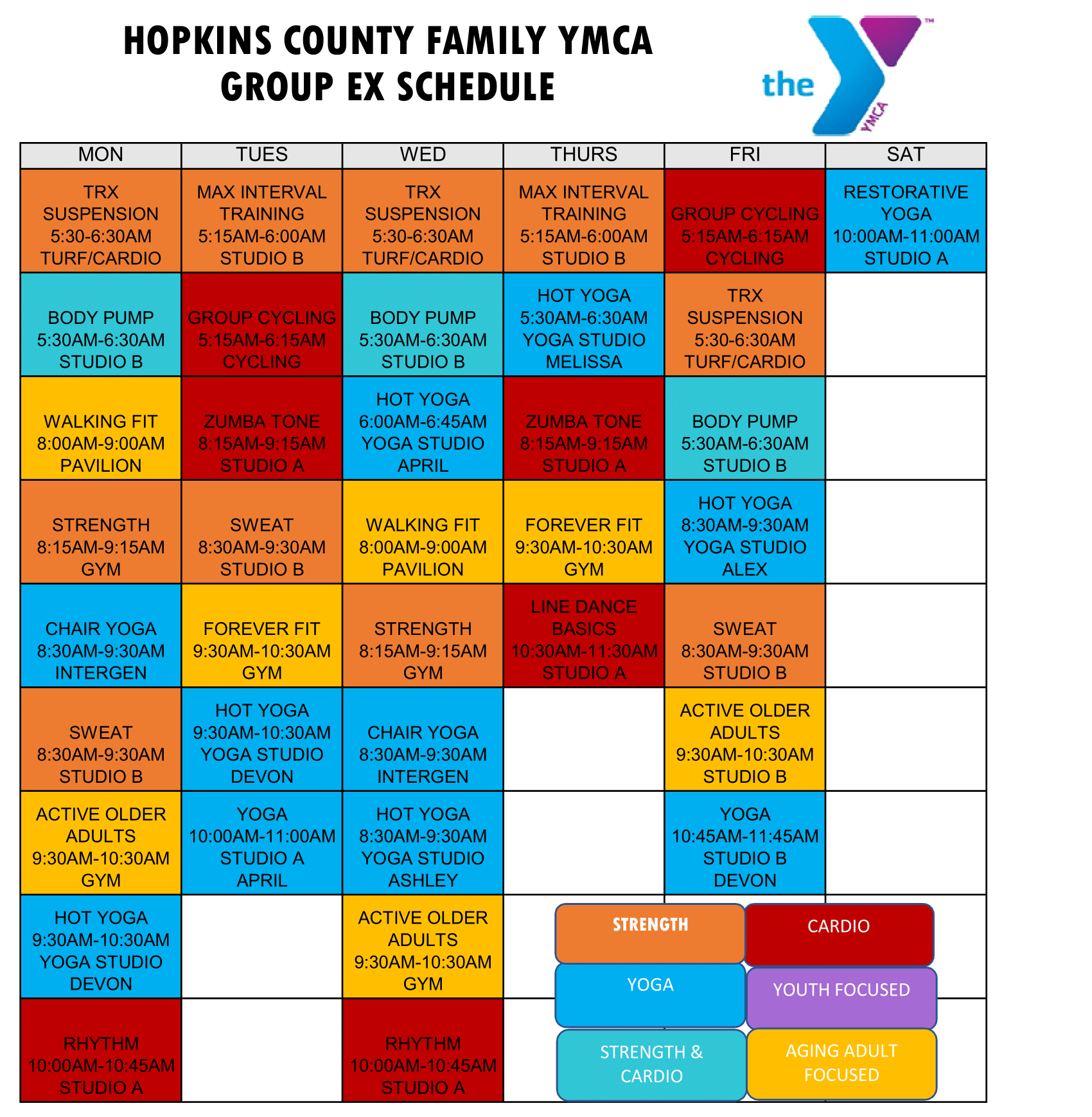 Fitness Programs | Hopkins County YMCA